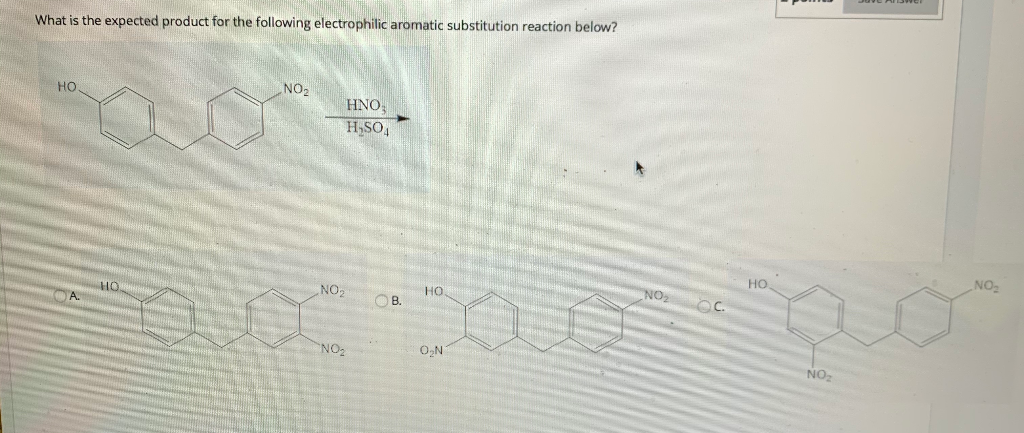 Solved What is the expected product for the following | Chegg.com