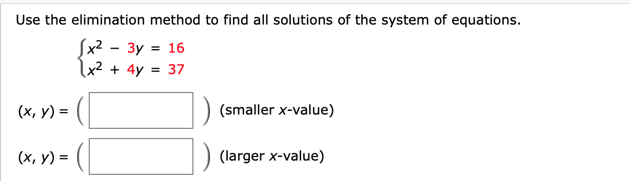 Solved Use the substitution method to find all solutions of | Chegg.com