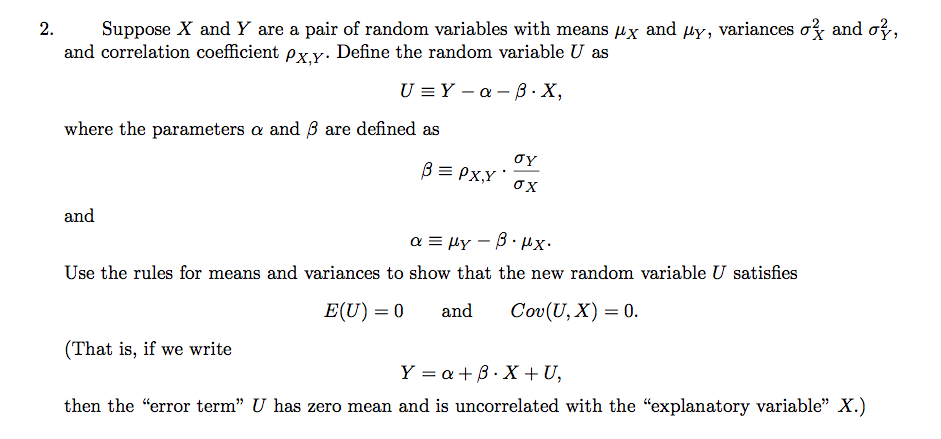 Solved and correlation coefficient px.y. Define the random | Chegg.com