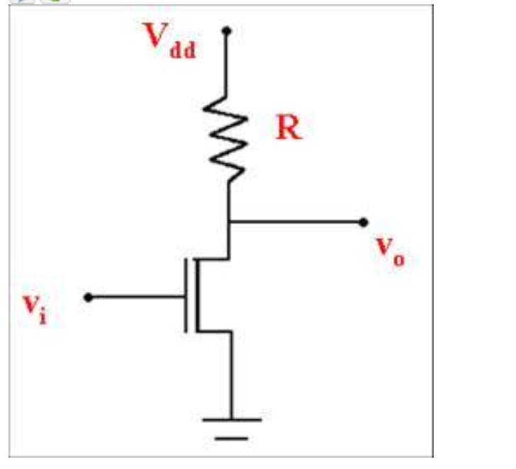 Solved The inverter circuit above consists of MOSFET and the | Chegg.com