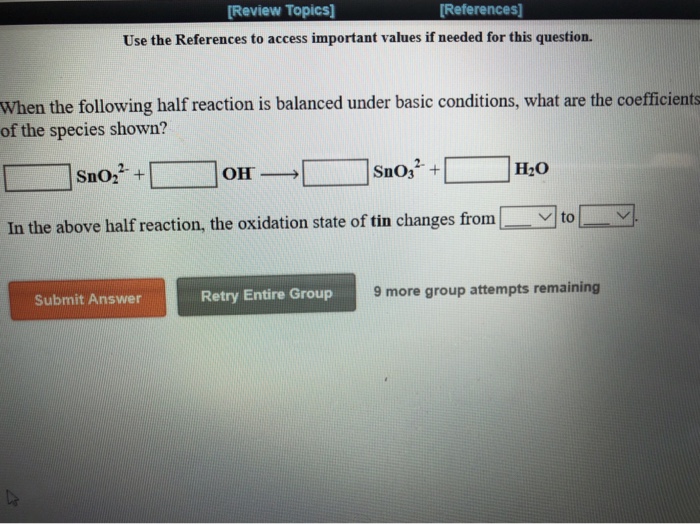 Solved [Review Topics] References) Use the References to | Chegg.com