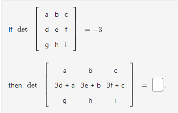 Solved Determinants | Chegg.com