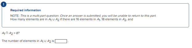 Solved !Required informationNOTE: This is a multi-part | Chegg.com
