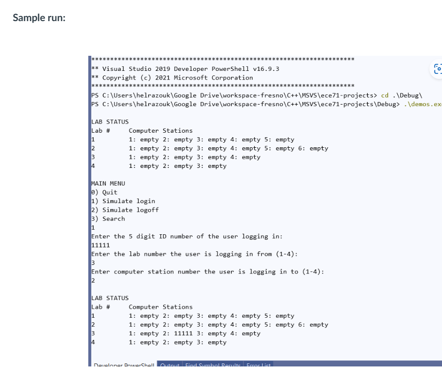 Solved You run four computer labs. Each lab contains | Chegg.com
