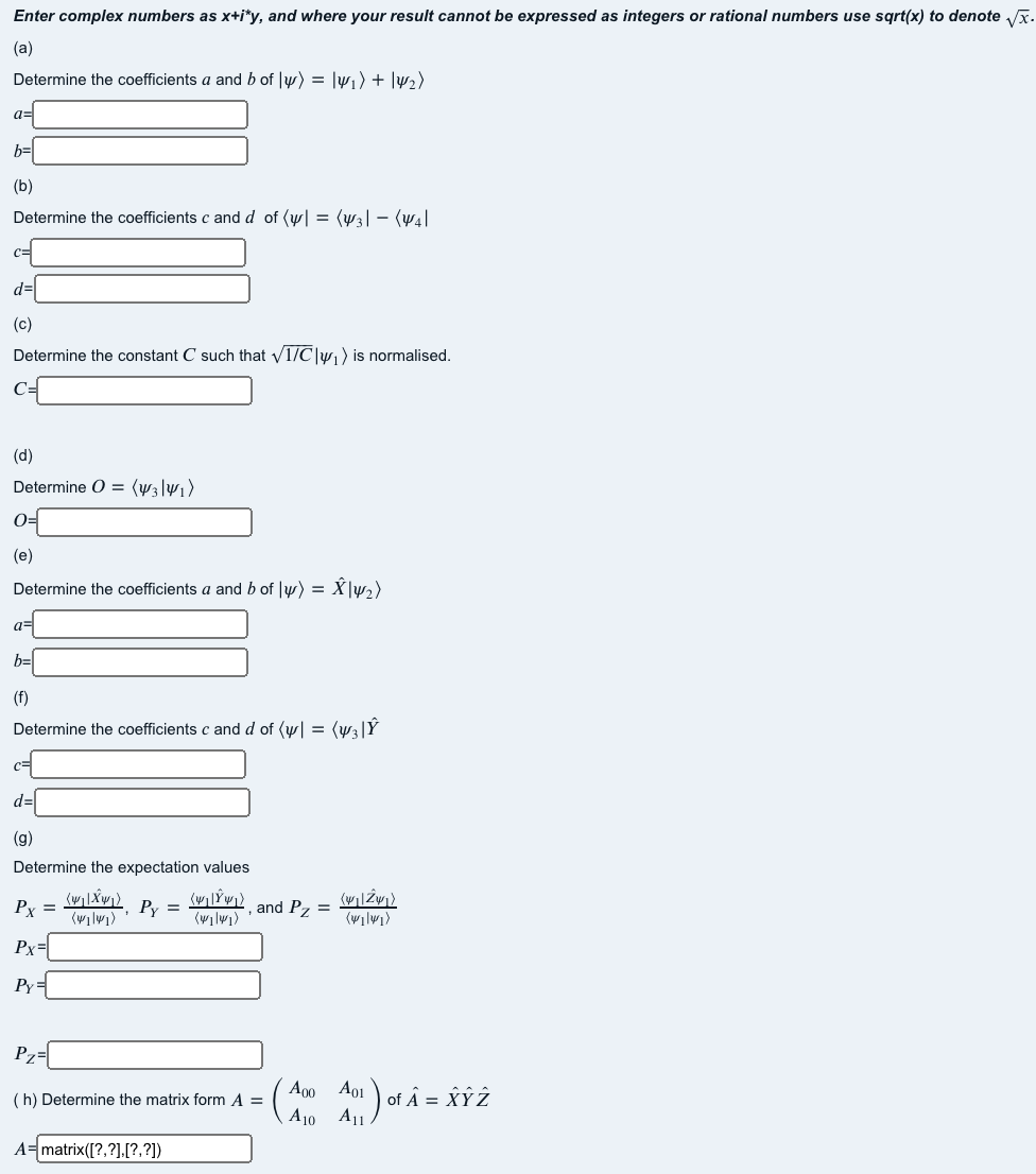 Solved Dirac Notation A "two-level system" has two | Chegg.com