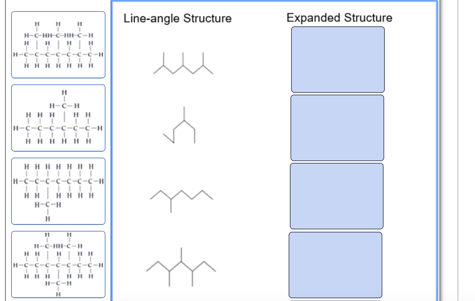 Solved The line-angle structure is an easy and quick way to | Chegg.com