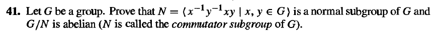 Solved 5. (a) Prove that a subgroup N of G is normal if and | Chegg.com
