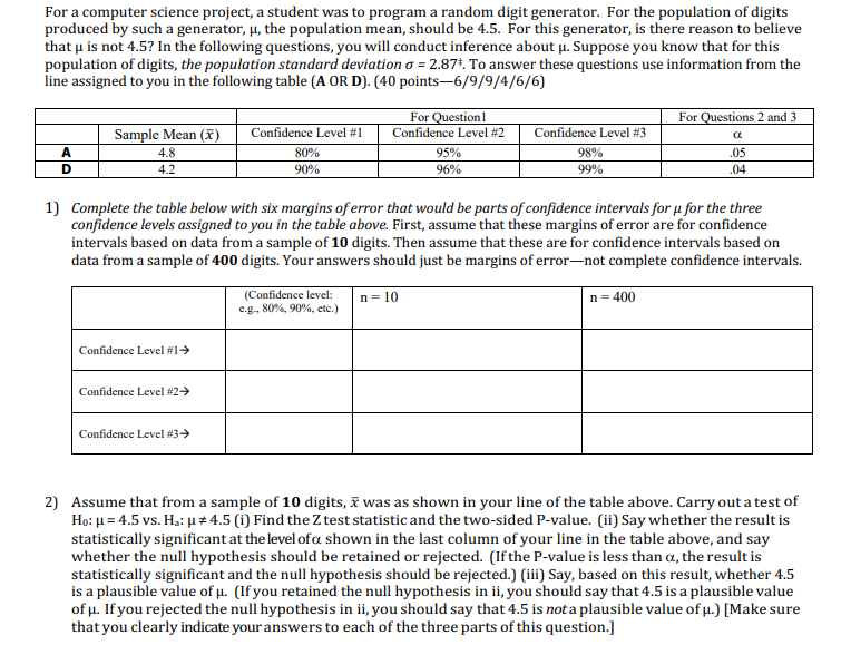 Solved For a computer science project, a student was to | Chegg.com