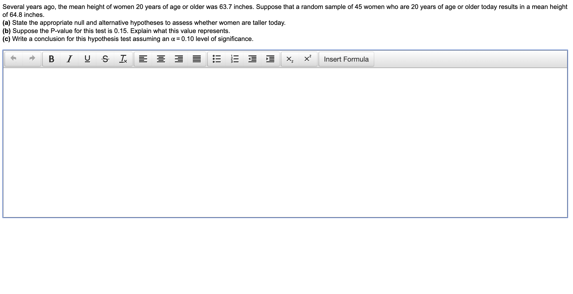 Solved (a) ﻿State the appropriate null and alternative | Chegg.com