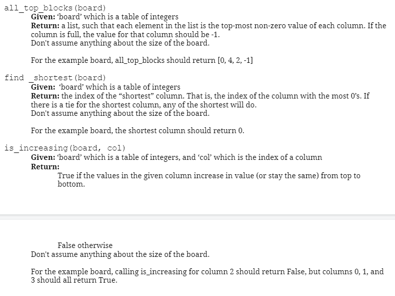 Solved Internally, the game board for Block 2048 is a | Chegg.com
