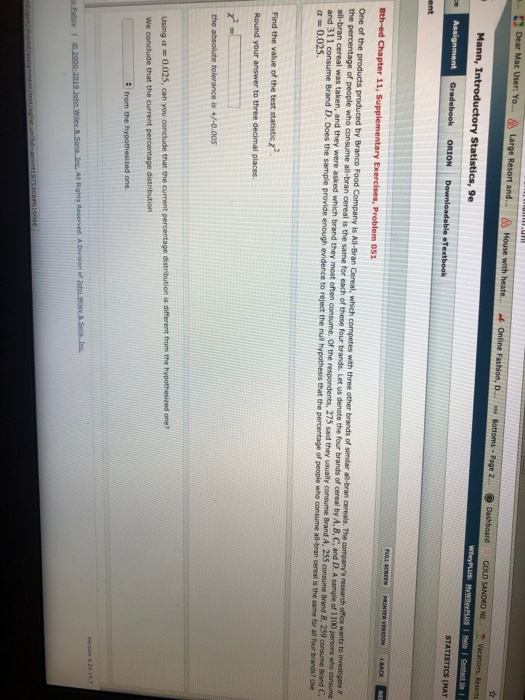 Solved Gradebook ORION Downloadable eTextbook ent Chapter | Chegg.com