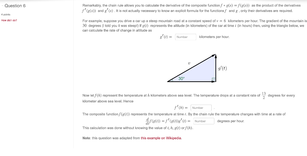 Solved Question 6 Remarkably, the chain rule allows you to | Chegg.com