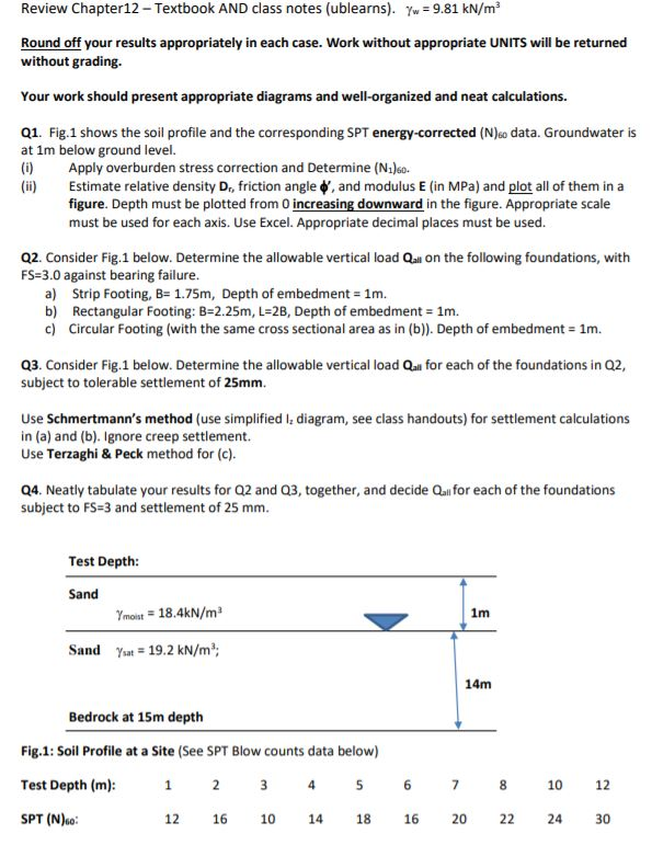 Review Chapter 12 - Textbook AND class notes | Chegg.com