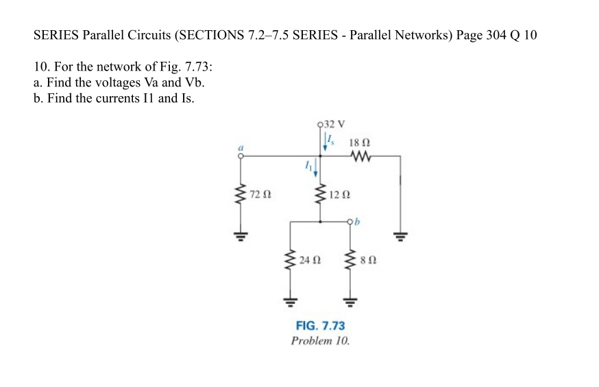 Solved SERIES Parallel Circuits (SECTIONS 7.2–7.5 SERIES - | Chegg.com