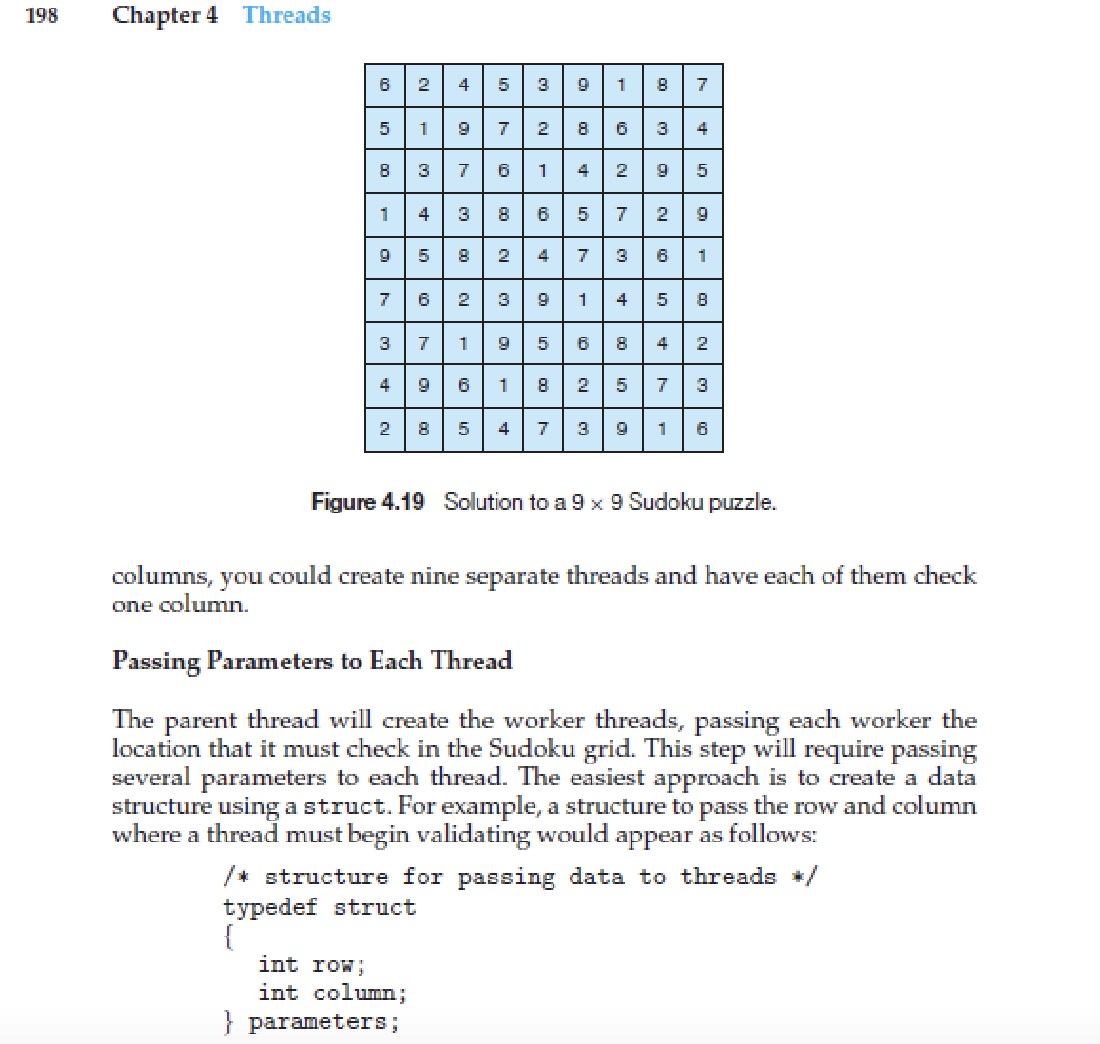 Solved Figure 4.20 Multithreaded sorting. check, it must | Chegg.com