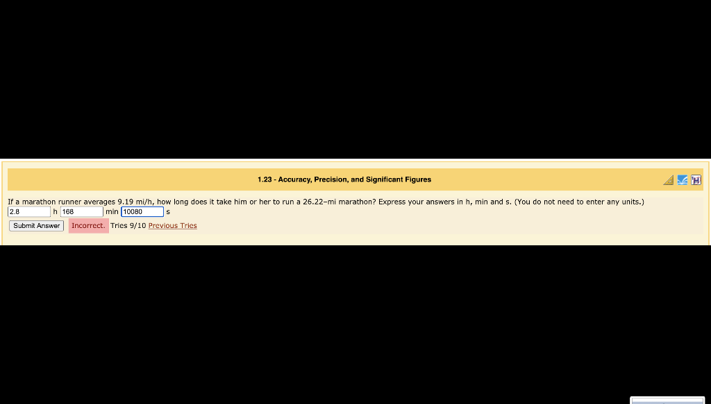 Solved 1.23 - Accuracy, Precision, and Significant Figures | Chegg.com