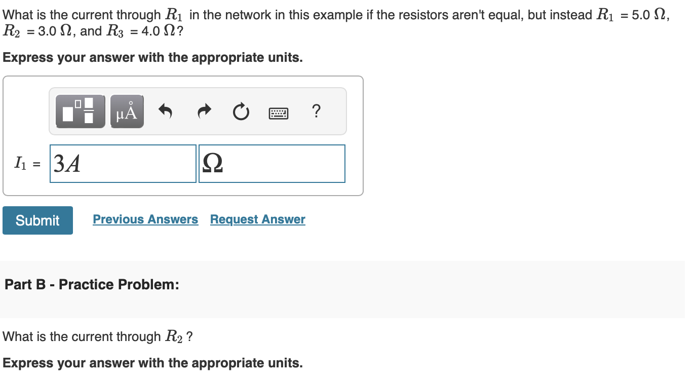 Solved What Is The Current Through R3 Express Your Answer
