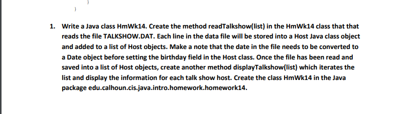 Solved this solution has too many errors Write a Java class | Chegg.com