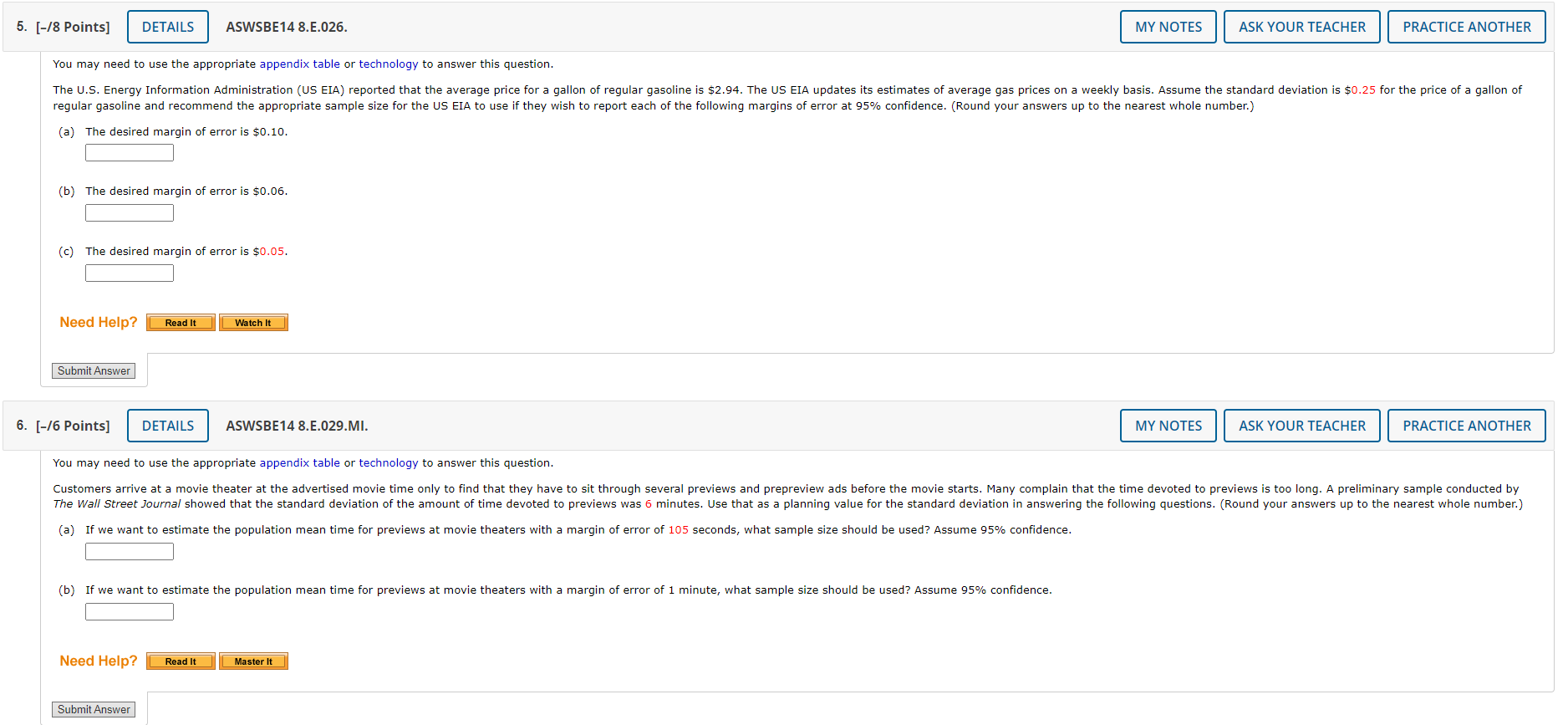 Solved You may need to use the appropriate appendix table or | Chegg.com