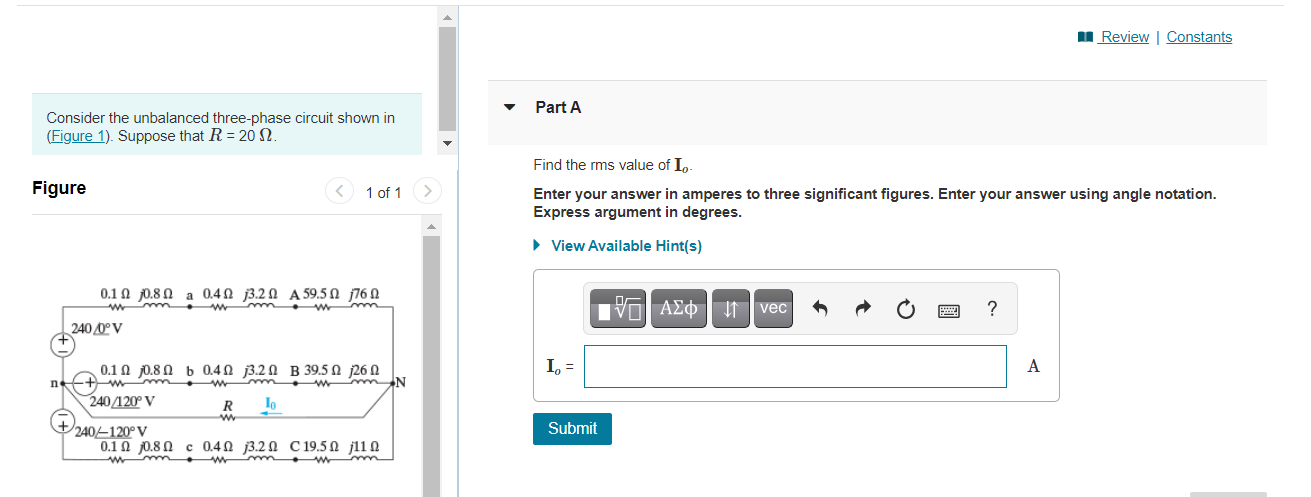 Solved n Review Constants Part A Consider the unbalanced | Chegg.com