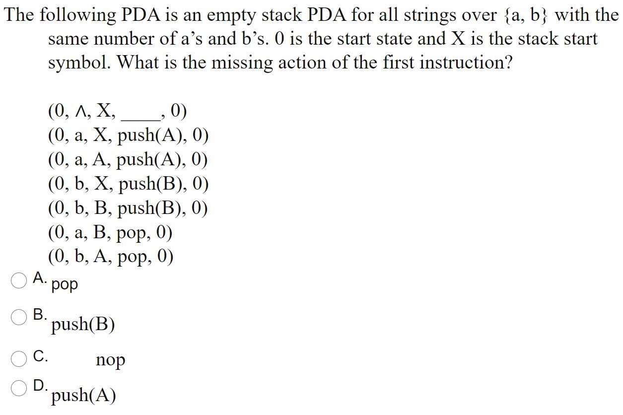 Solved Given below are 7 transition rules of a final state | Chegg.com