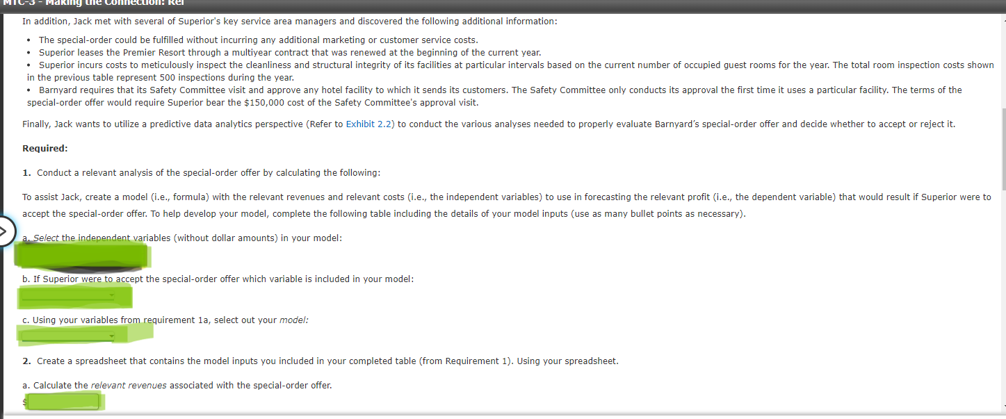 Relevant Analysis, Cost-Based Pricing, Cost Behavior, | Chegg.com