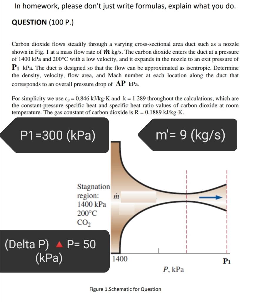 Solved In homework, please don't just write formulas, | Chegg.com