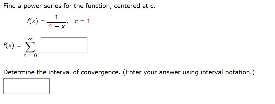 Solved Find a geometric power series for the function, | Chegg.com