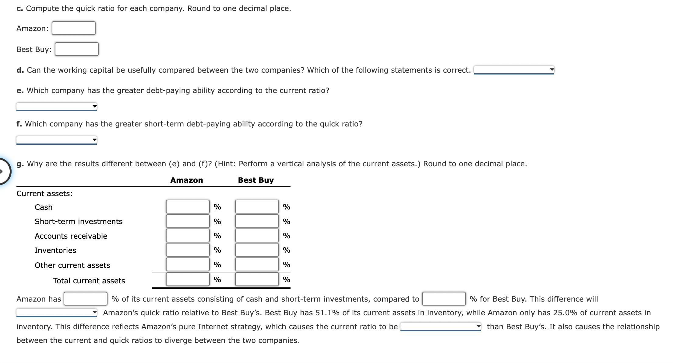 Solved Amazon.com, Inc. (AMZN) is one of the largest | Chegg.com