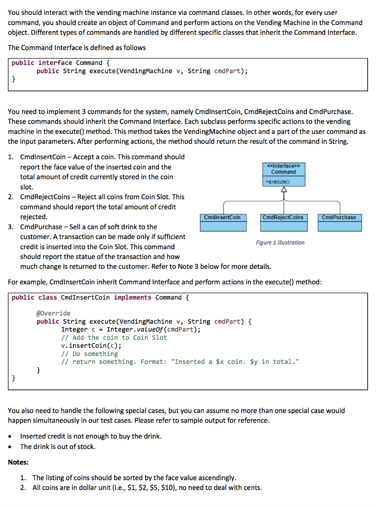 Solved VendingMachine.java: import java.util.ArrayList; | Chegg.com