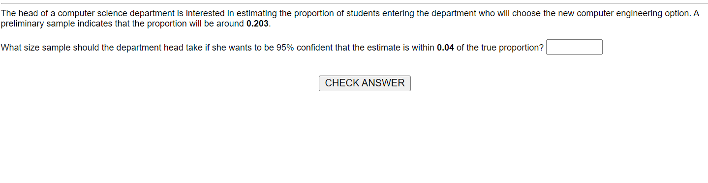 Solved The head of a computer science department is | Chegg.com