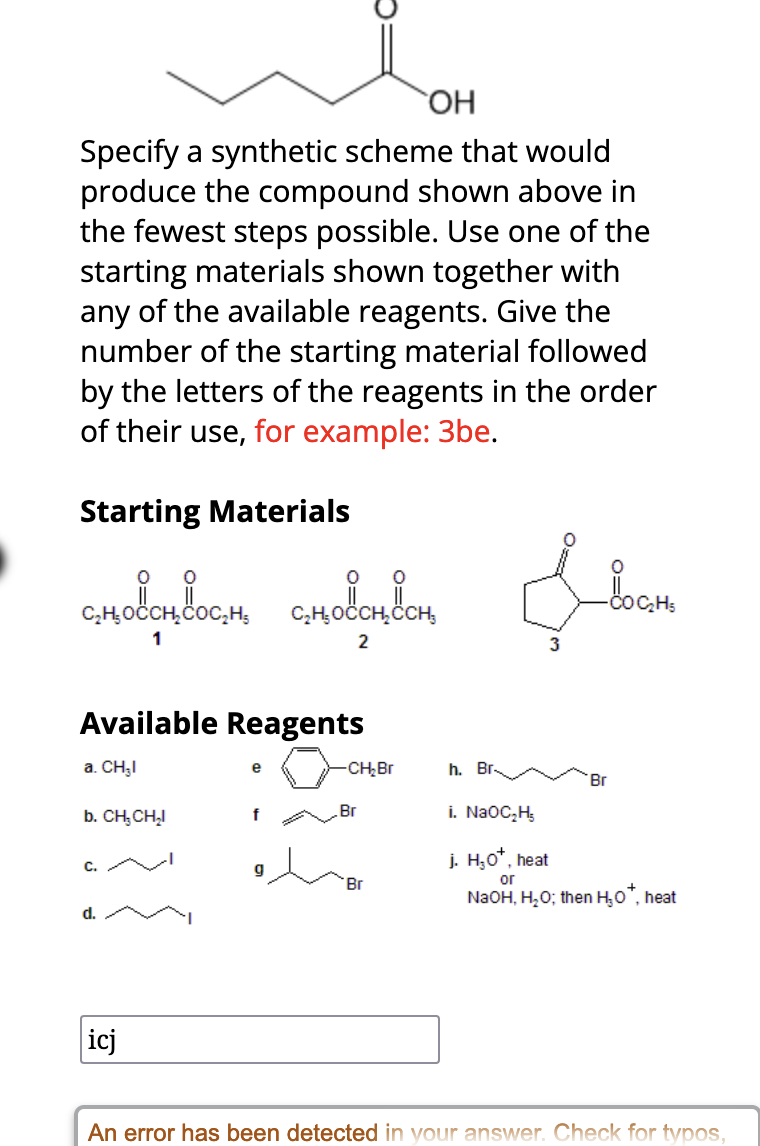 Solved Specify a synthetic scheme that would produce the | Chegg.com