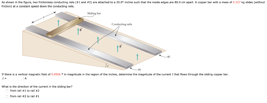 Solved As shown in the figure, two frictionless conducting | Chegg.com