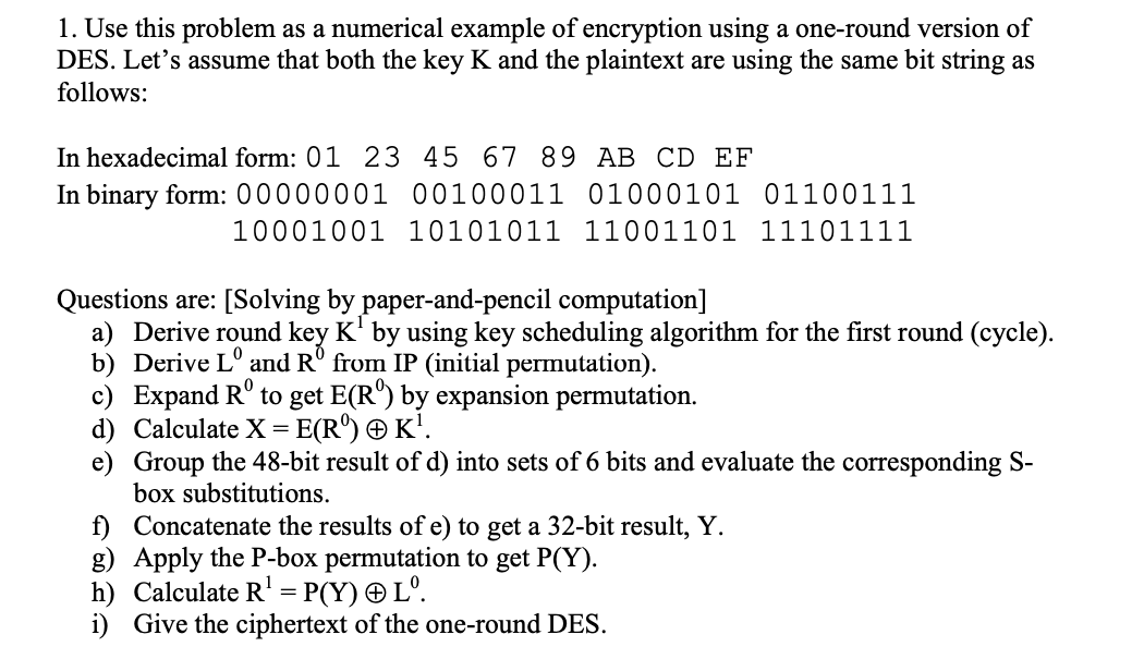 Solved 1. Use this problem as a numerical example of | Chegg.com