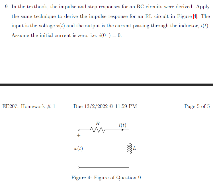 Solved 9. In the textbook, the impulse and step responses | Chegg.com