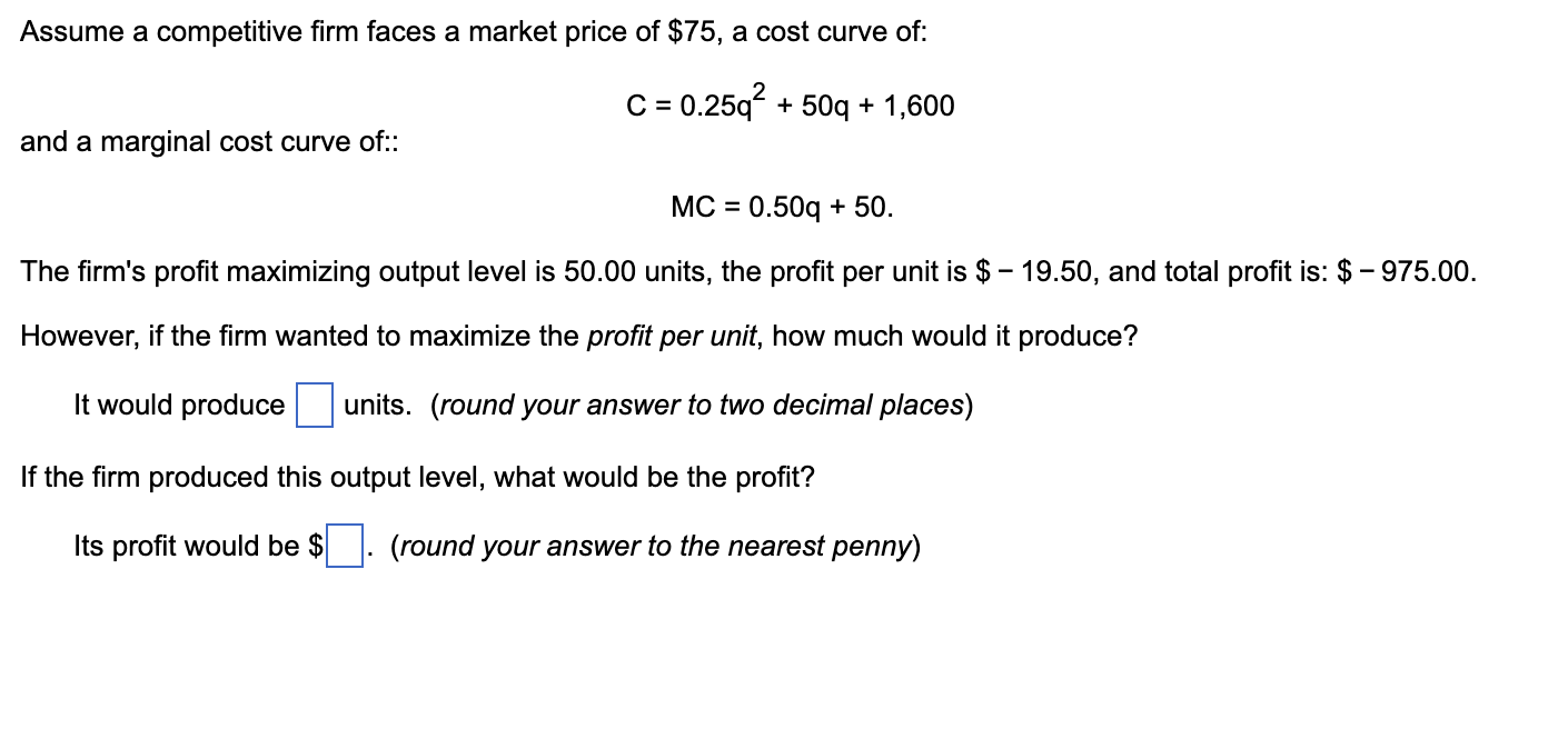 Solved In a perfectly competitive market, A. transaction | Chegg.com