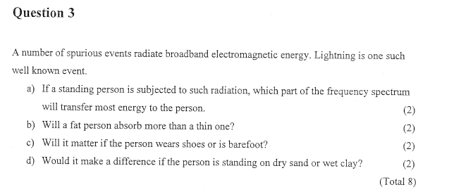 Solved A number of spurious events radiate broadband | Chegg.com