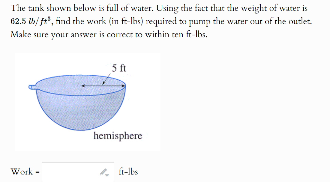 Solved by an EXPERT The tank shown below is ﻿full of ﻿water. Using the | Chegg.com