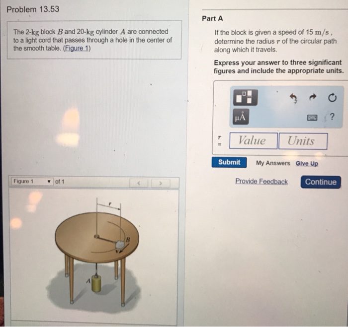 Solved Problem 13.53 Part A The 2-kg block B and 20-kg | Chegg.com