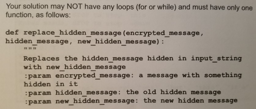 Solved Python Please follow the directions. So no loops. Use | Chegg.com