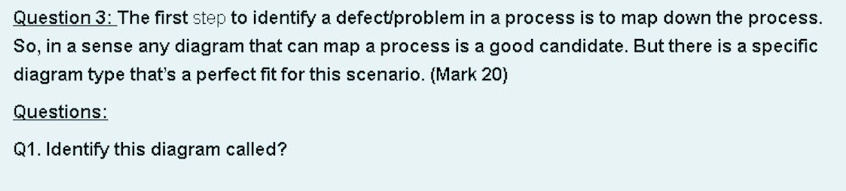 Solved Question 3: The first step to identify a | Chegg.com