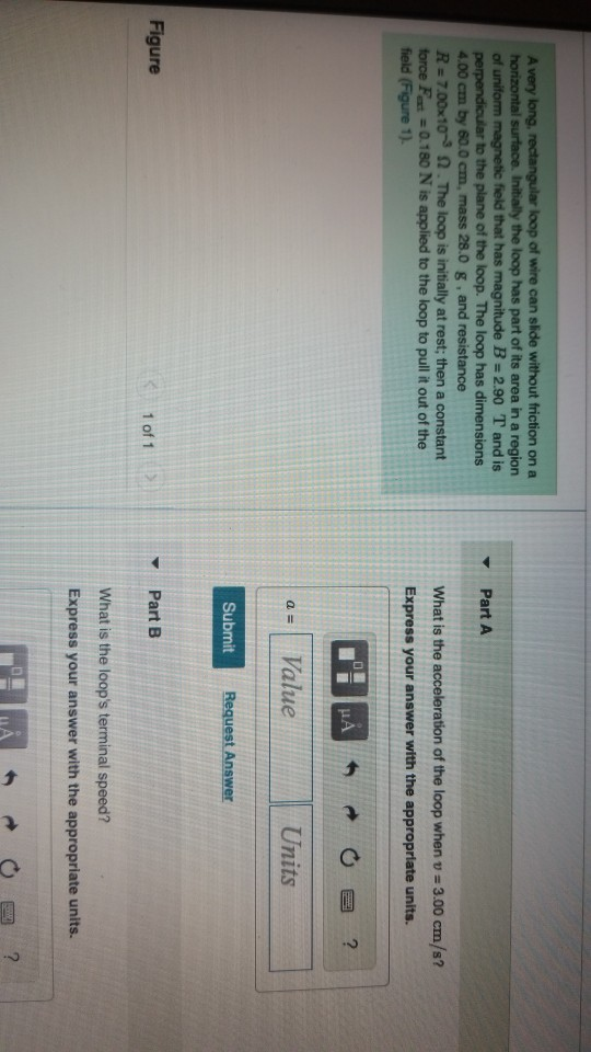 Solved Part A A very long, rectangular loop of wire can | Chegg.com