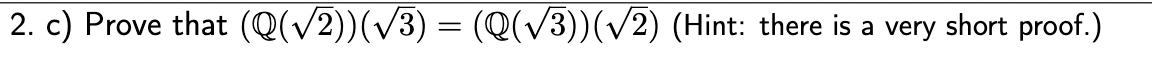 Solved (Q(2))(3)=(Q(3))(2) | Chegg.com