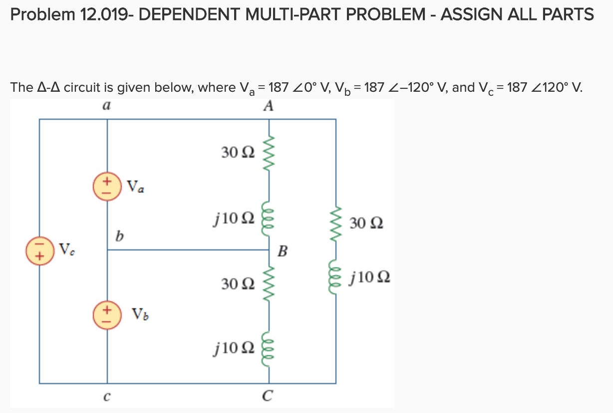 Solved Problem 12.019- DEPENDENT MULTI-PART PROBLEM - ASSIGN | Chegg.com