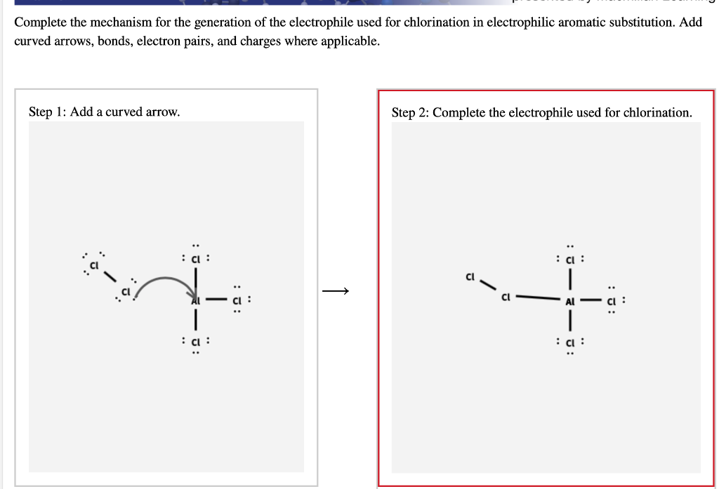 Solved Complete the mechanism for the generation of the | Chegg.com