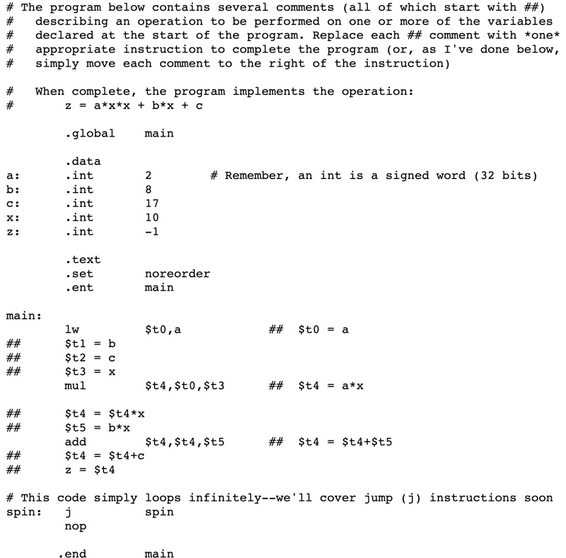 1. (30 points) You are given the state of some MIPS | Chegg.com