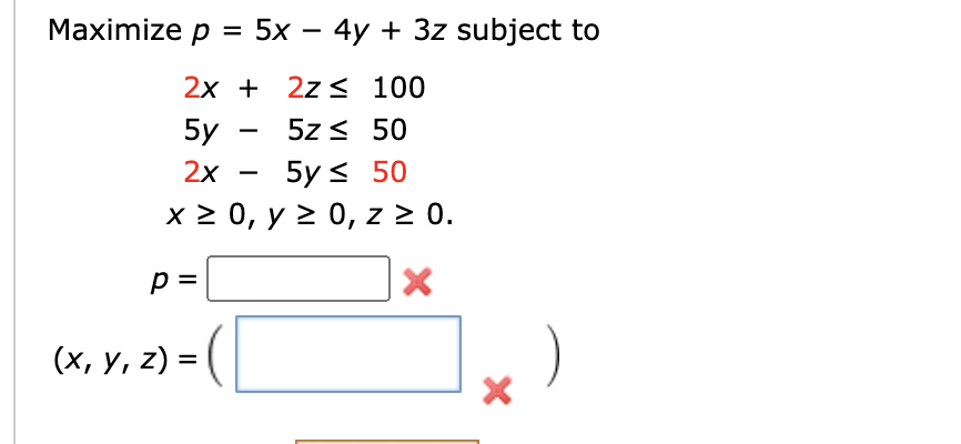 Solved Solve The Lp Problem If No Optimal Solution Exists