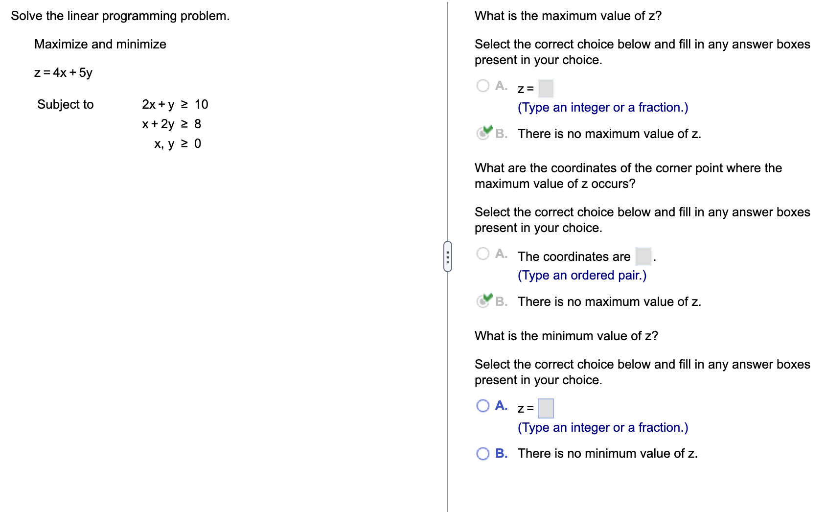 Solved Solve The Linear Programming Problemmaximize And 