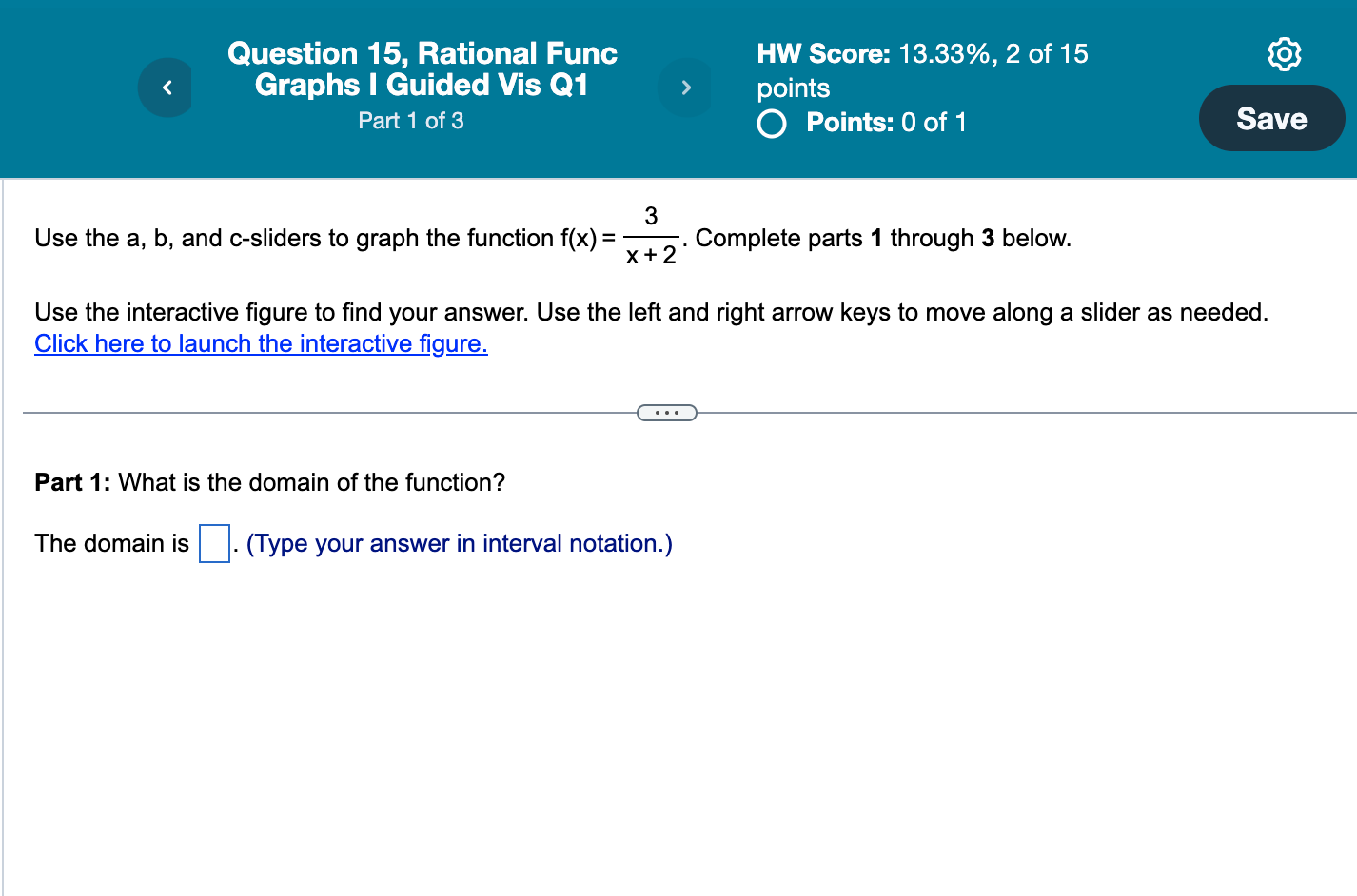 Solved Use the a,b, and c-sliders to graph the function | Chegg.com