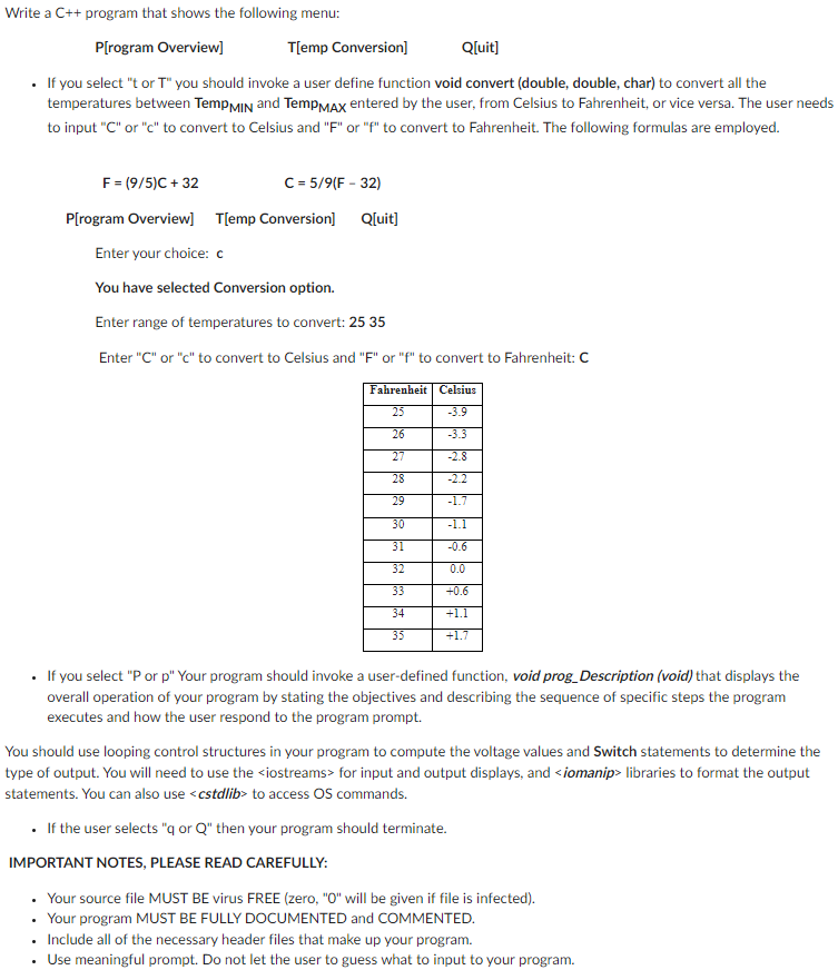 Solved Im struggling in my C++ course and need some help | Chegg.com